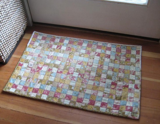 Charming Woven Jelly Roll Rug - Quilting Digest Charming Woven Jelly Roll Rug - Quilting Digest