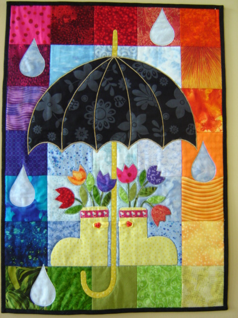 Darling April Showers Quilt is One of 12 - Quilting Digest