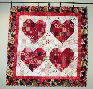 A Heart Banner for Valentine's and More - Quilting Digest