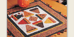 Candy Corn Quilt is a Sweet Treat for Your Table - Quilting Digest