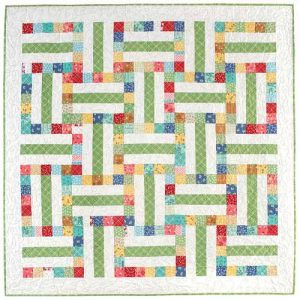 This Rail Fence Quilt is a Breath of Fresh Air - Quilting Digest