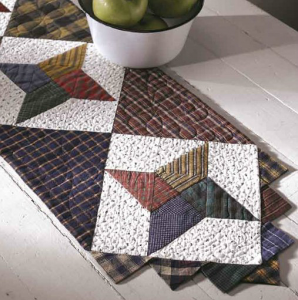 This Runner is Delightful with Prairie Points - Quilting Digest