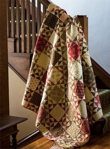 A Classic Design Is Lovely in Rustic Fabrics - Quilting Digest