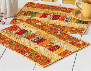 An Easy Runner for Any Season (Place Mats Too!) - Quilting Digest