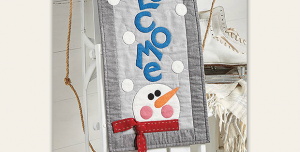 Welcome Guests All Winter with a Charming Banner - Quilting Digest