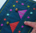 A Quick Demo of Big Stitch Hand Quilting - Quilting Digest