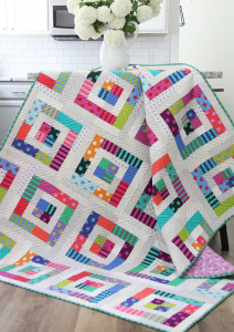 This Quilt is a Delightful Splash of Color - Quilting Digest