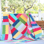 Give a Bed a Splash of Color with This Easy Quilt - Quilting Digest