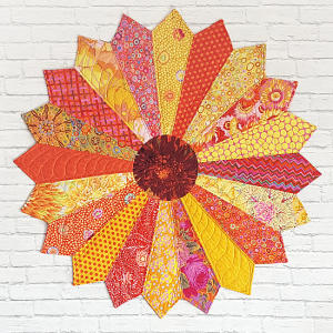 Give Your Table a Pop of Color with a Dresden Topper - Quilting Digest