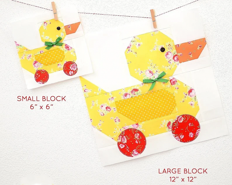 Choose Between Three Cute Blocks for Baby Projects - Quilting Digest