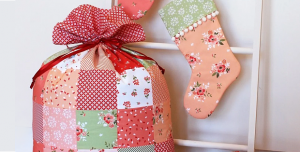 Make This Large Patchwork Gift Bag in Two Sizes - Quilting Digest