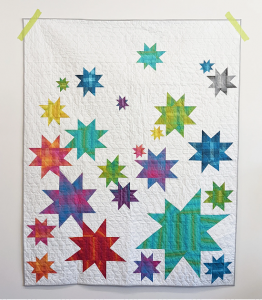 Stars of Various Sizes Shine in This Eye-Catching Quilt - Quilting Digest