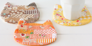 Brighten Your Home with Cute Cat Coasters and Placemats - Quilting Digest