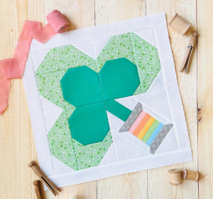 Celebrate The Season with This Beautiful Shamrock - Quilting Digest
