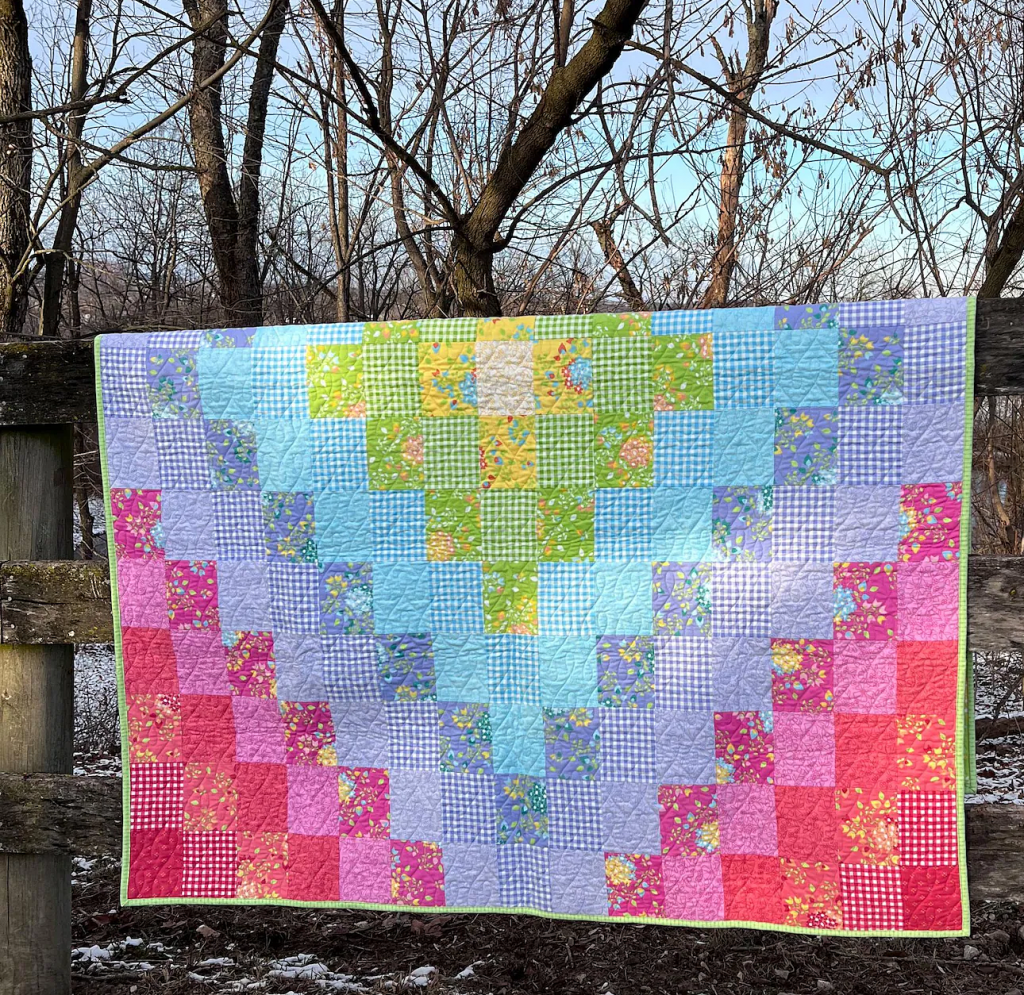 Fresh Colors Are Beautiful In This Classic Quilt - Quilting Digest