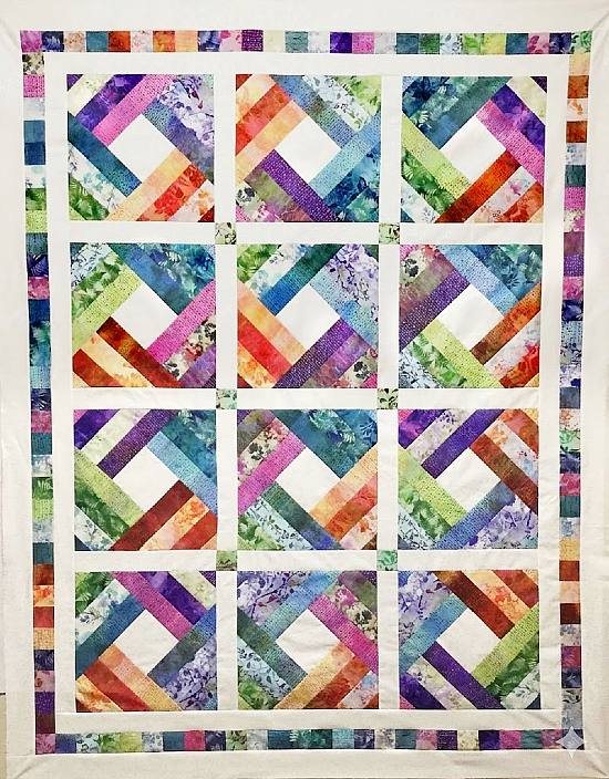 Use Jelly Roll Strips for a Striking Quilt - Quilting Digest